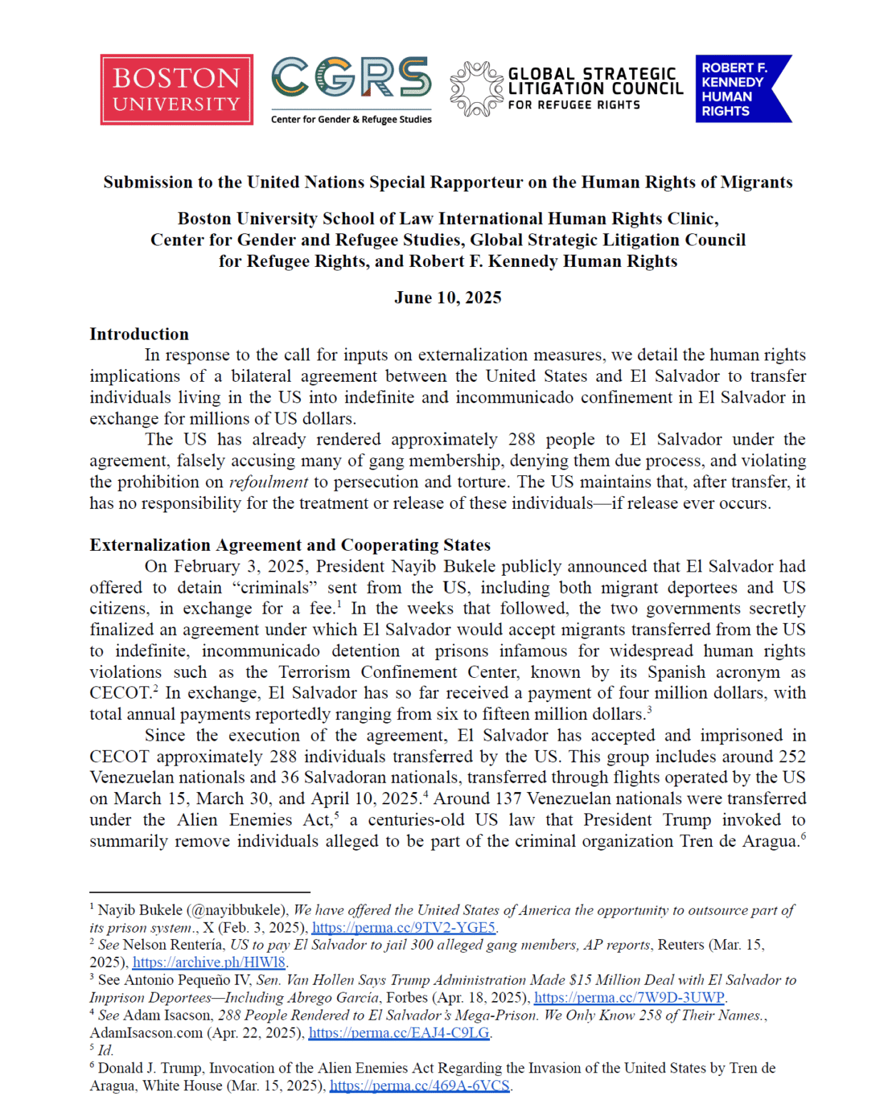 U.S. Reports - Robert F. Kennedy Human Rights